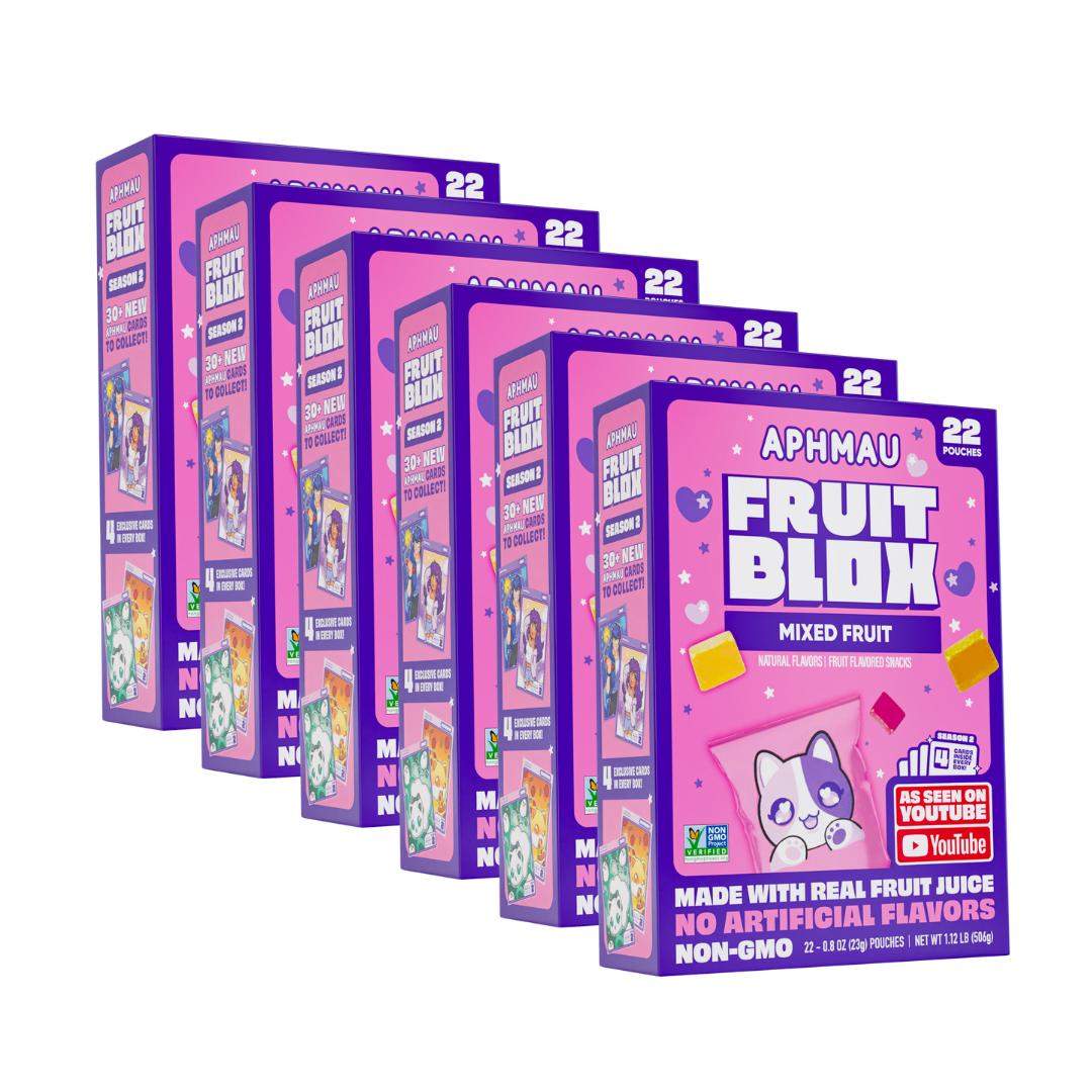 FruitBlox Aphmau Mixed Fruit Snacks, 132 Count